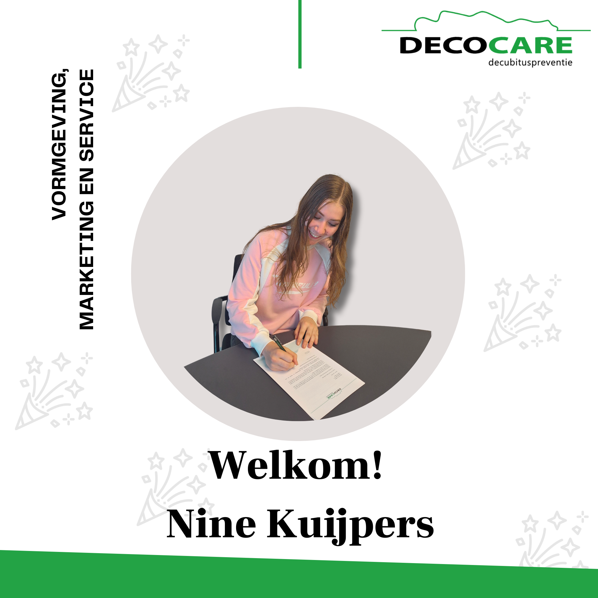 Even voorstellen: onze nieuwe collega!